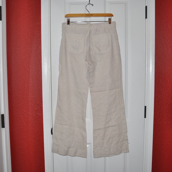 Joie | Pants & Jumpsuits | Joie Natural Irreplaceable Wide Leg Linen ...